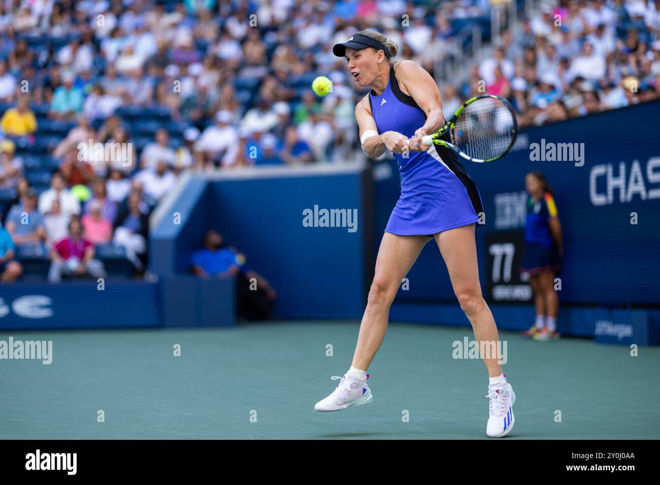 Flushing Meadow, Usa. September 2024. Caroline Wozniacki aus Dänemark ...