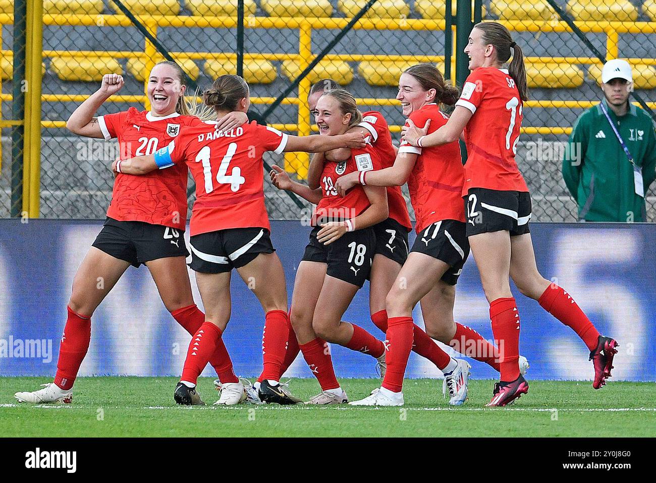 Bogota, Kolumbien. September 2024. Hannah Fankhauser aus Österreich ...