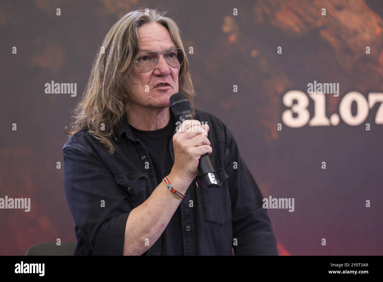 Thomas Jensen, einer der beiden Gründer des Wacken Open Air in Wacken neben Holger Huebner. Das ...