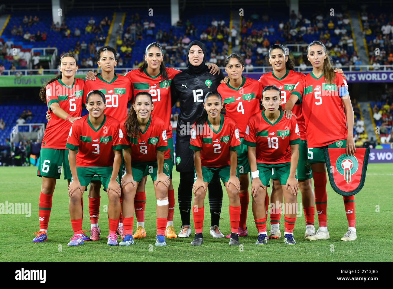 Cali, Kolumbien. September 2024. (L-R) Dania Boussatta, Hajar Jbilou ...