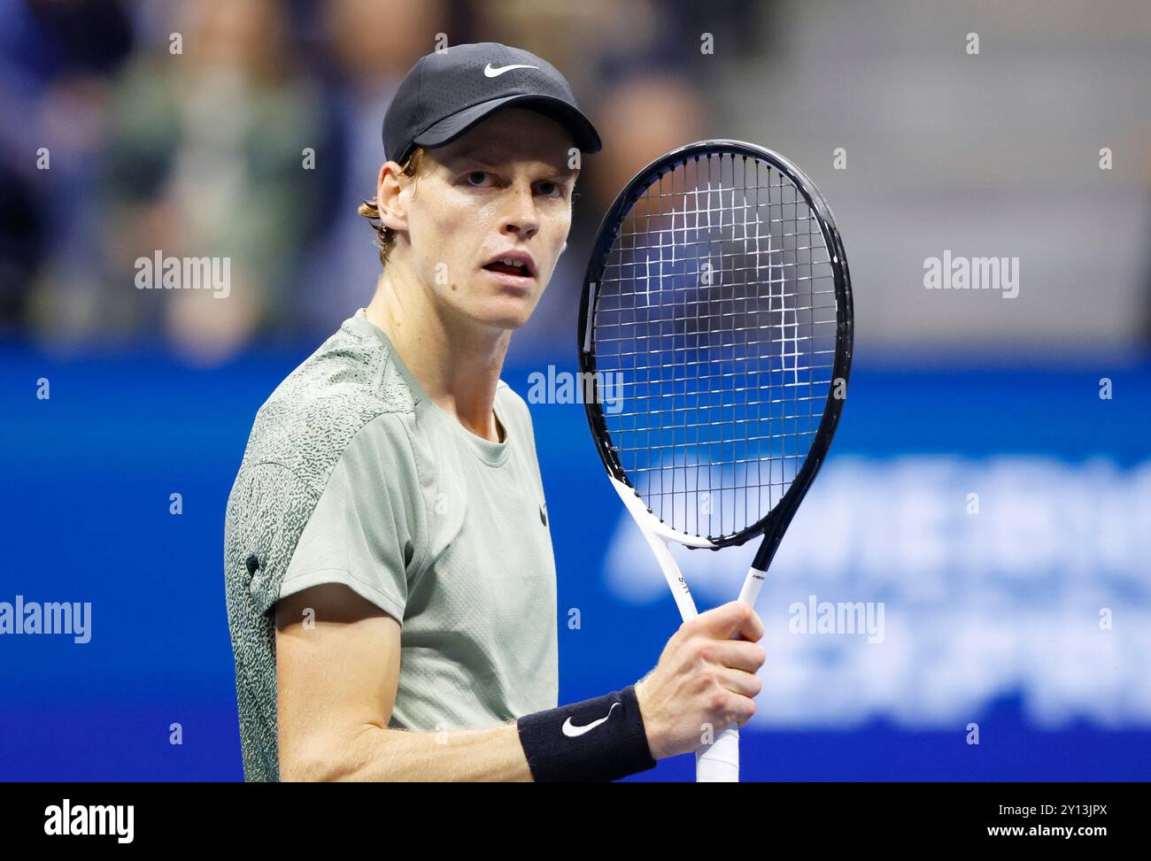 Flushing Meadow, United, Sagte. September 2024. Jannik Sinner of Italy ...