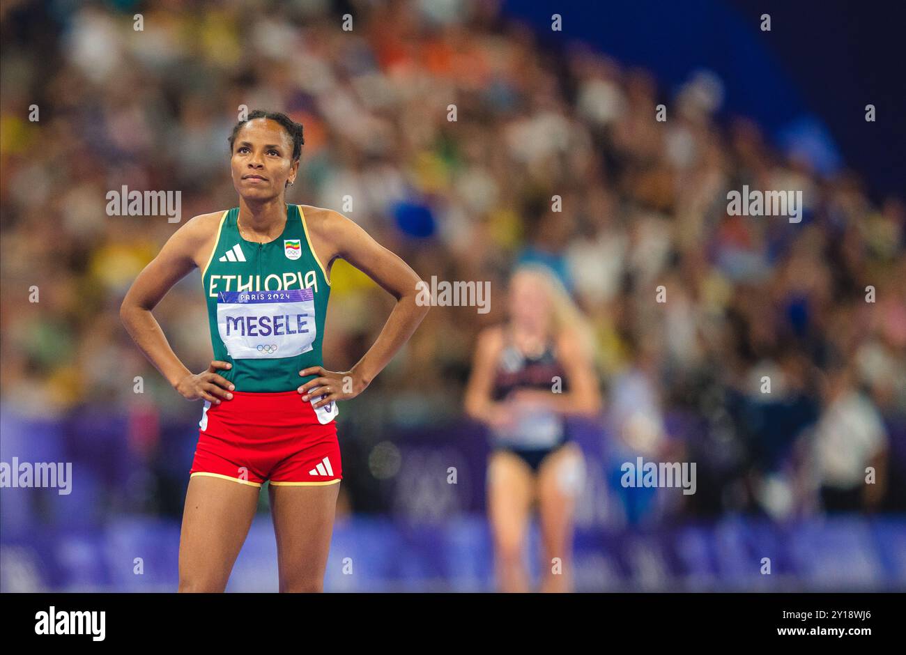 Worknesh Mesele nahm an den 800-Meter-Strecken der Olympischen Spiele ...