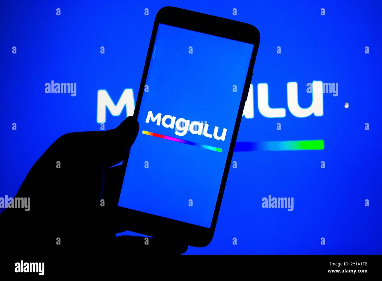 Magalu logo -Fotos und -Bildmaterial in hoher Auflösung – Alamy