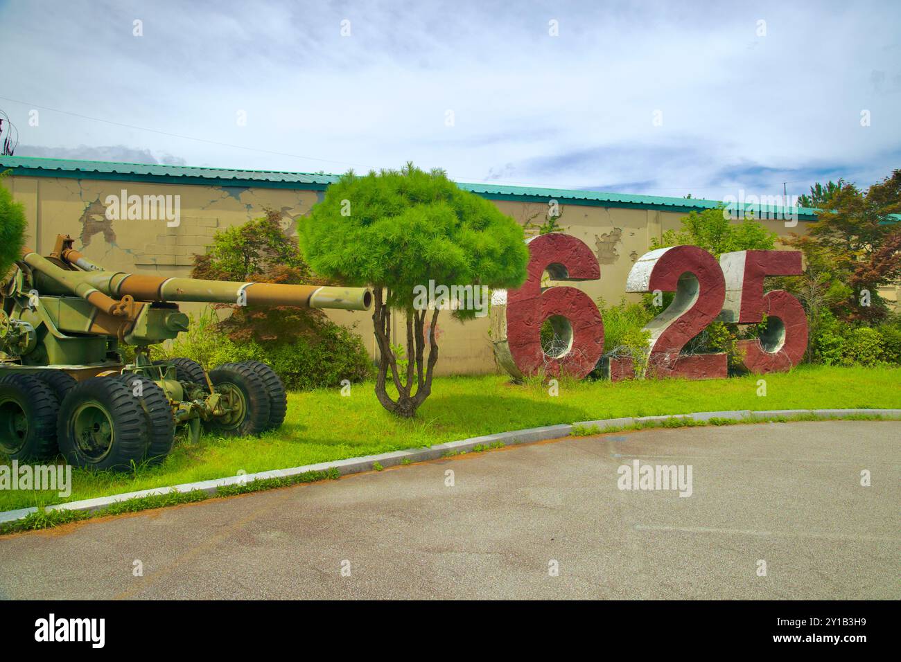 Goseong County, Südkorea - 28. Juli 2024: Eine Außenausstellung ...