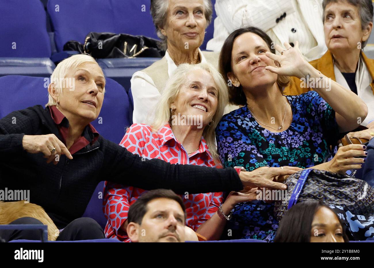 Flushing Meadow, United, Sagte. September 2024. Martina Navratilova ...