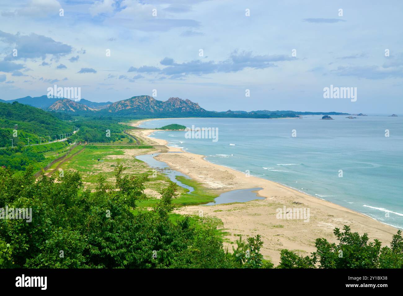 Goseong County, Südkorea - 28. Juli 2024: Ein atemberaubender Blick auf ...