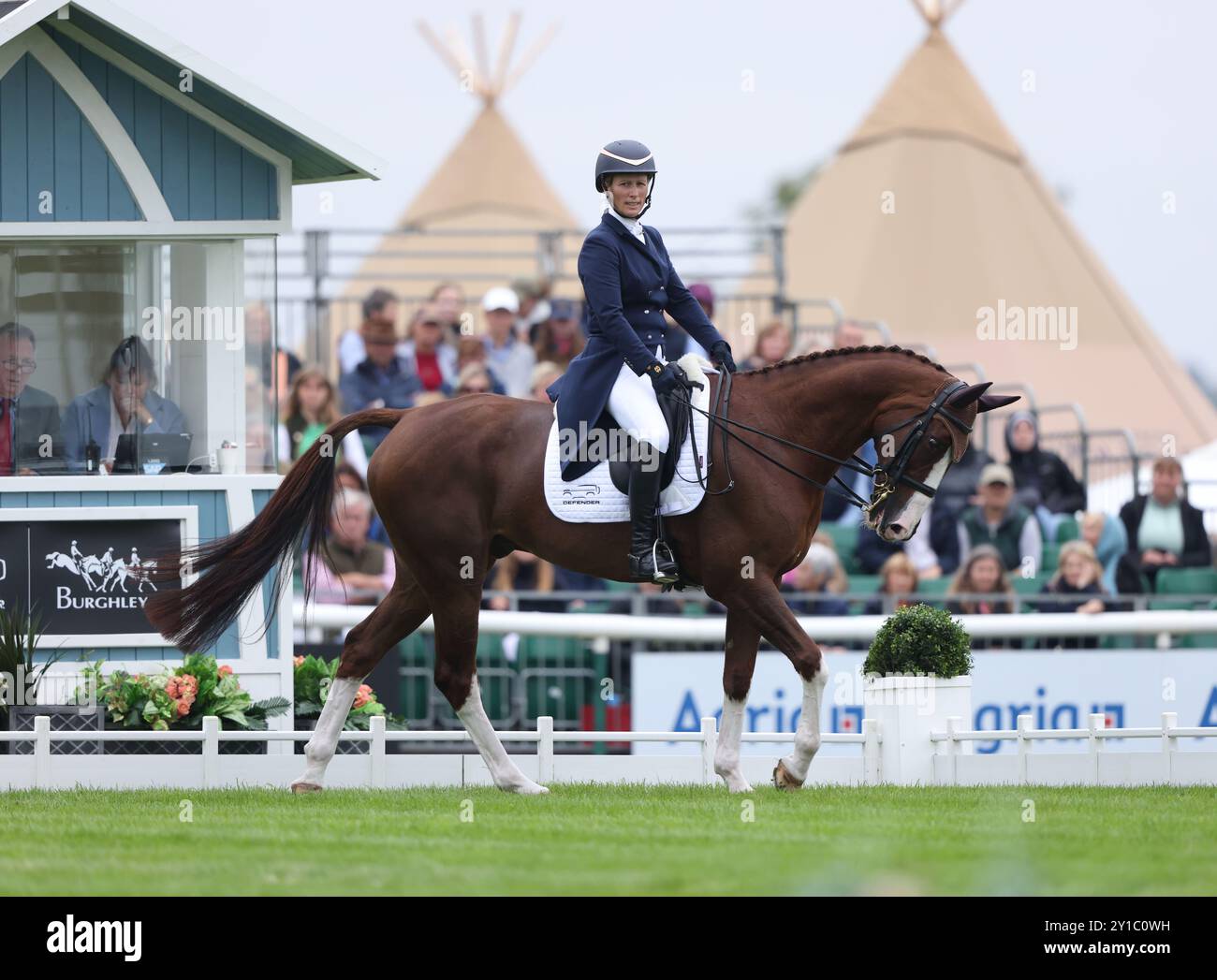 Stamford, Stamford. September 2024. Zara Tindall an Bord der Class ...