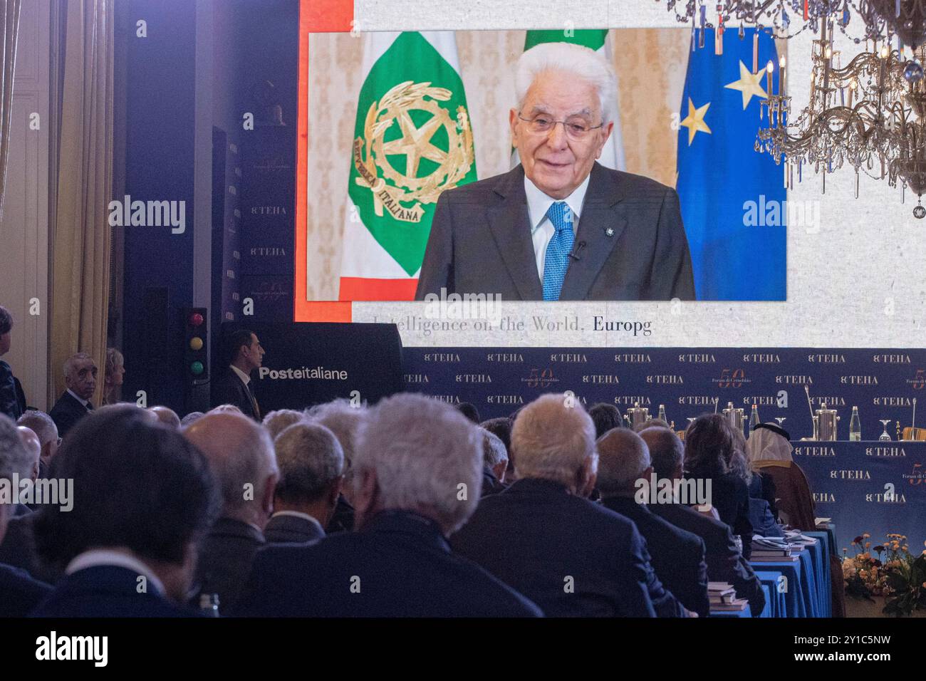 Como, Italien. September 2024. Nella foto il Video Messaggio del ...