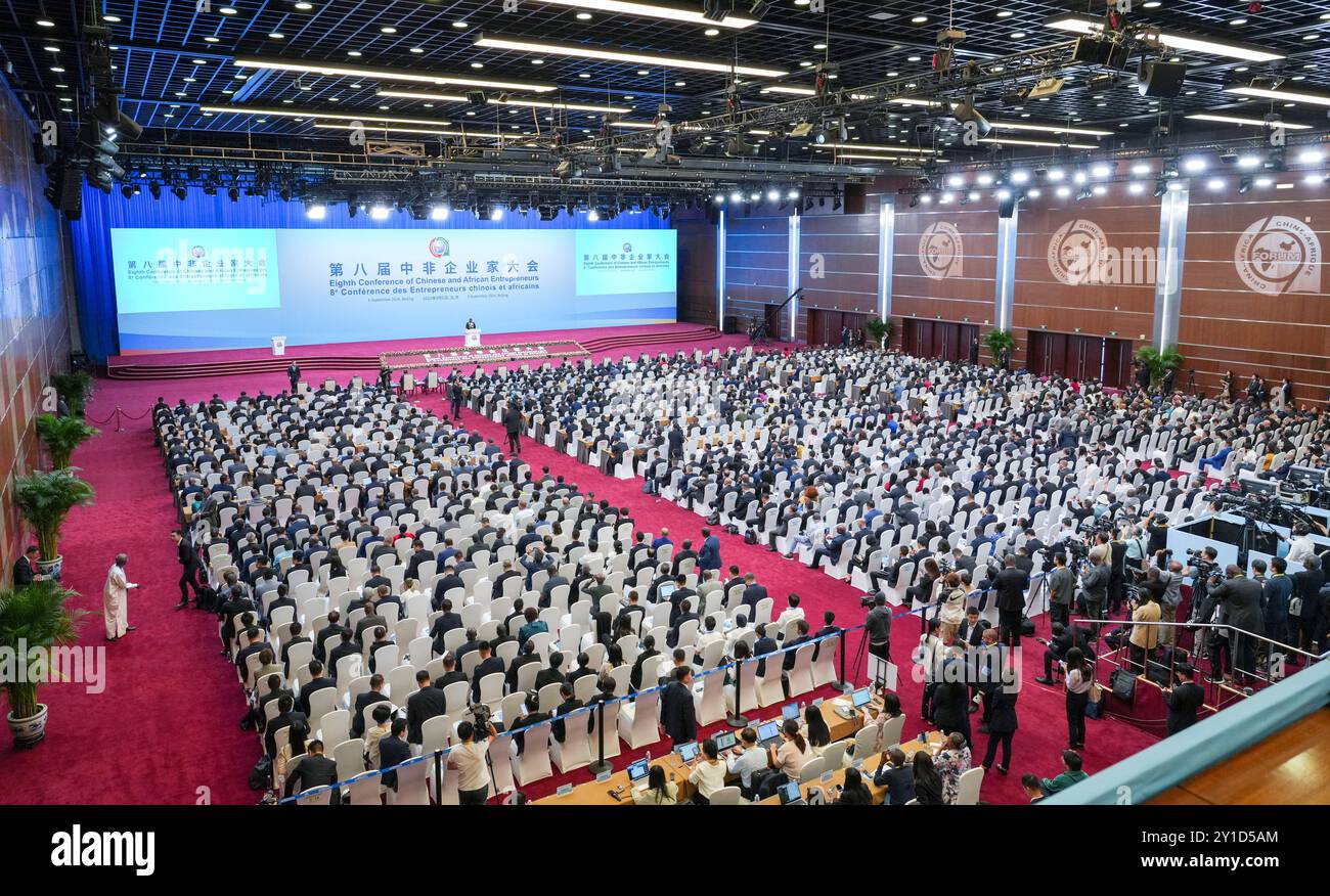 Peking, China. September 2024. Die Eröffnungszeremonie der achten ...