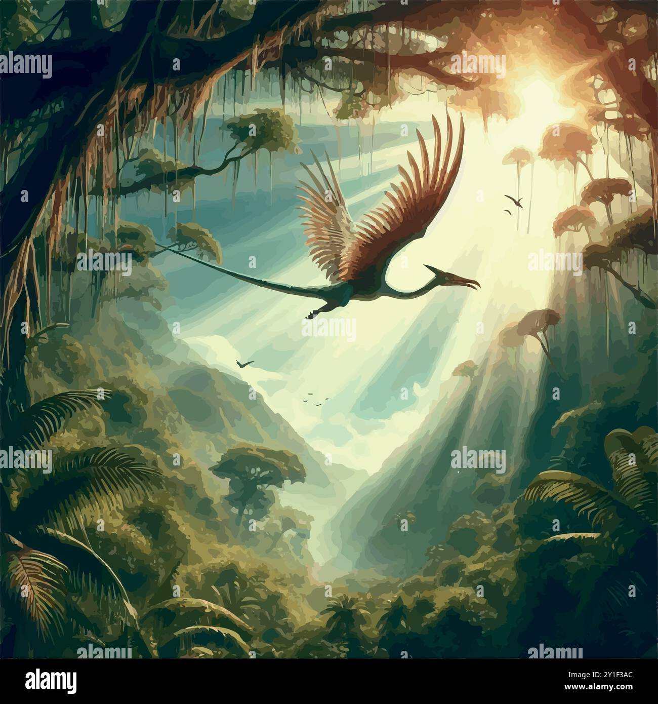 Quetzalcoatlus vektorplakat -Fotos und -Bildmaterial in hoher Auflösung – Alamy