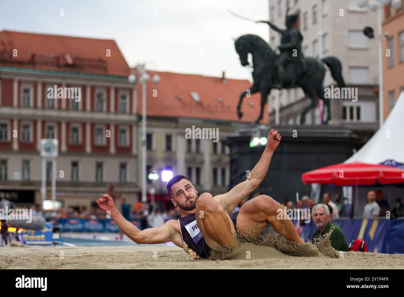 Zagreb, Kroatien. September 2024. ZAGREB, KROATIEN - 6. SEPTEMBER ...