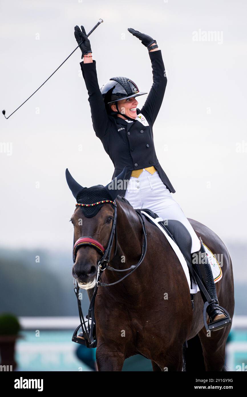 Paris, Frankreich. September 2024. Der belgische Manon Claeys reagiert ...