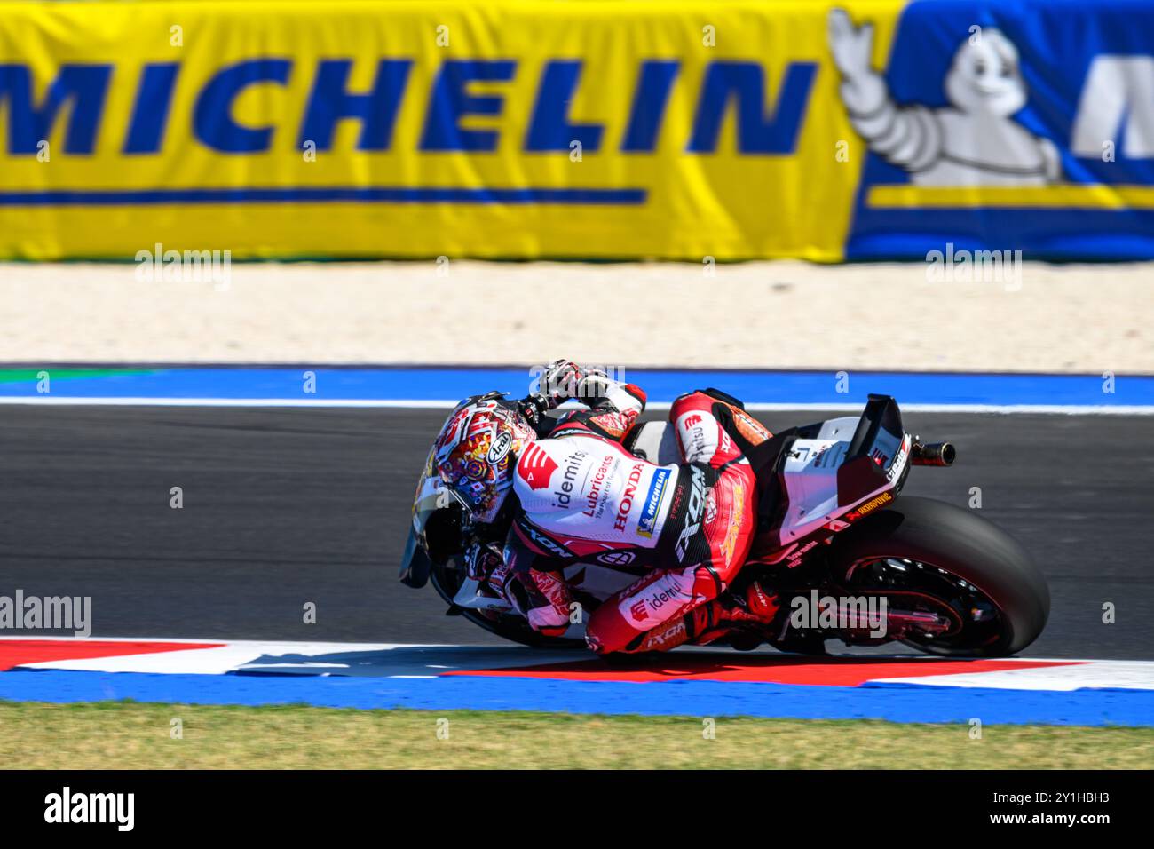 Misano Adriatico, Italien. September 2024. Takaaki NAKAGAMI (JPN) - IDEMITSU Honda LCR in Runde ...