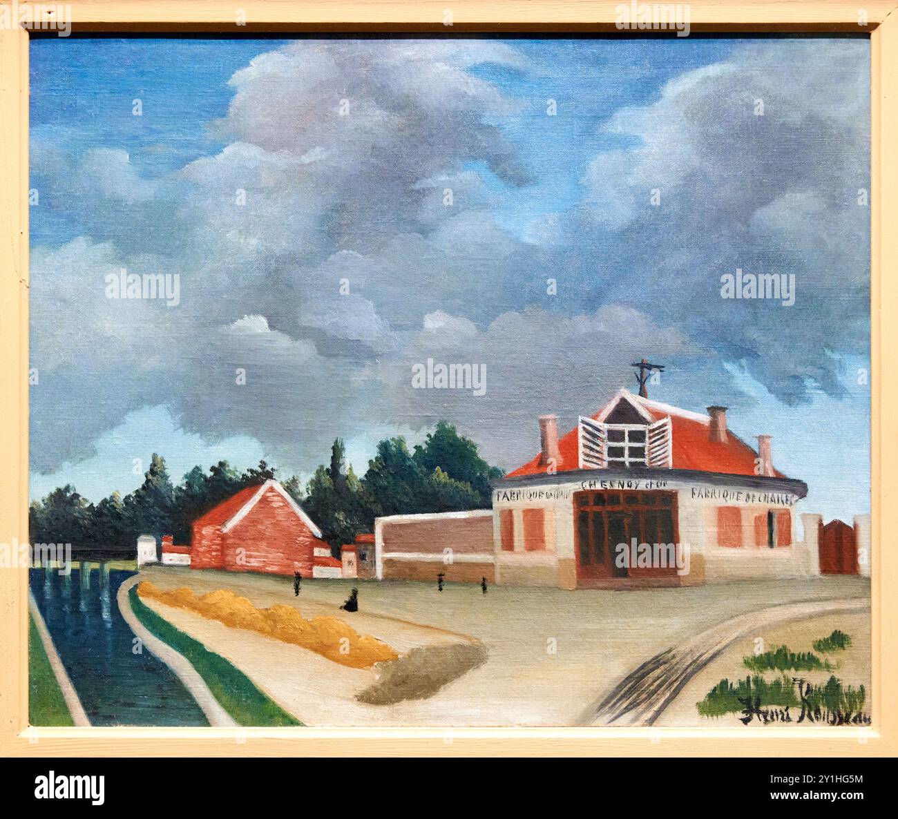 Henri Rousseau, dit Le Douanier (Laval 1844 - Paris 1910), La Fabrique ...