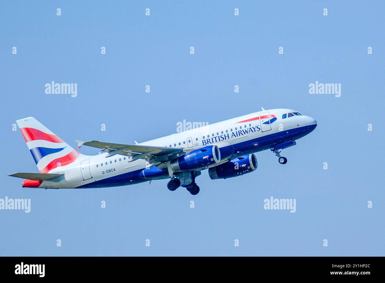 Zaventem, Belgien, 1. September 2024. British Airways Flugzeug nach dem ...