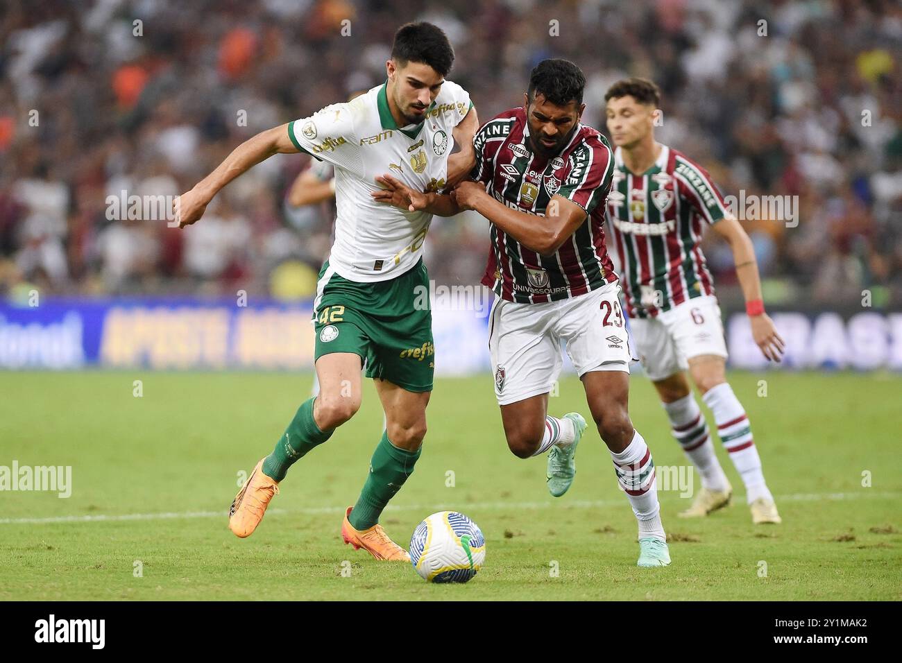 Rio de Janeiro, Brasilien, 24. Juli 2024. Fußballspiel zwischen ...