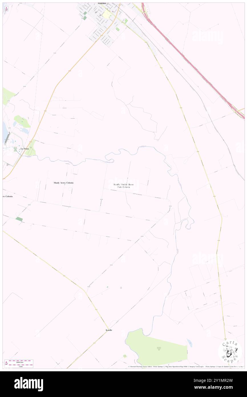 Sandia Mobile Home Park Colonia, Jim Wells County, USA, USA, Texas, n ...