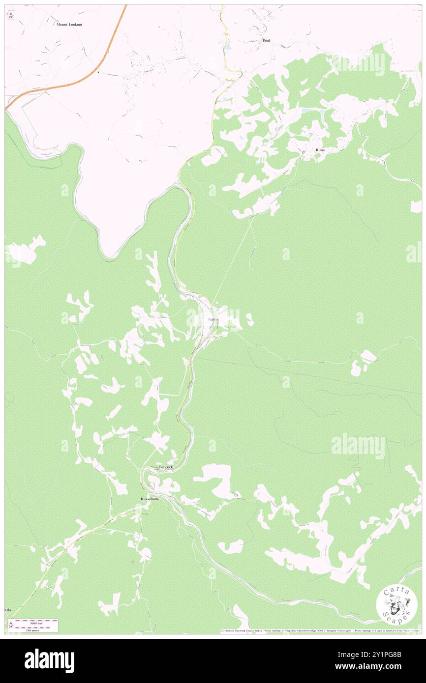 Nallen, Fayette County, USA, USA, West Virginia, n 38 6' 38'', S 80 52 ...