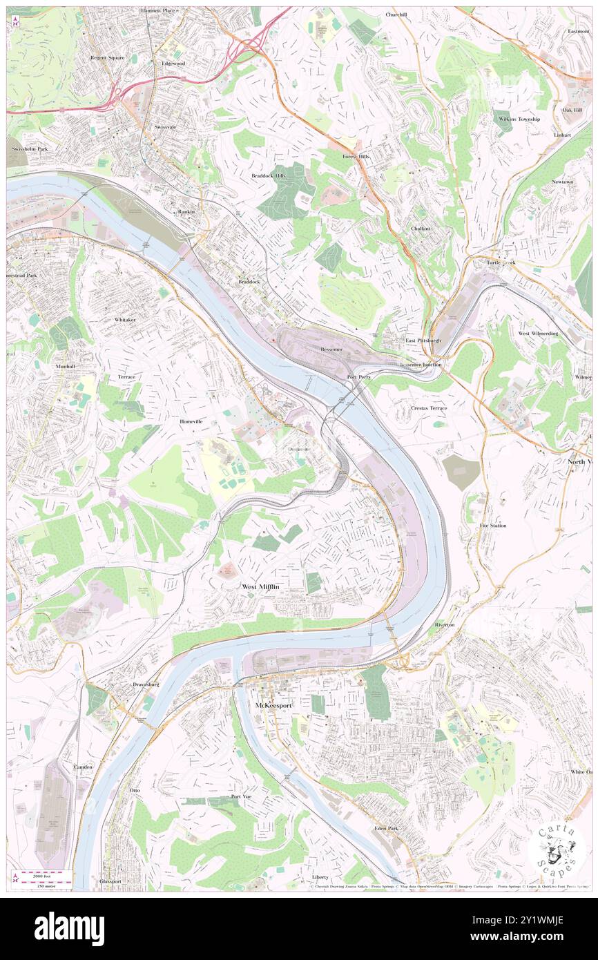 Duquesne, Allegheny County, USA, USA, Pennsylvania, n 40 22' 53'', S 79 ...