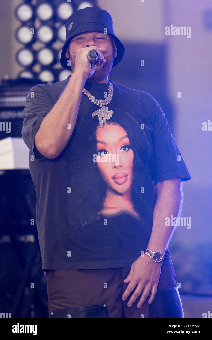Ny. September 2024. FAT Joe auf der Bühne für die NBC Today Show ...