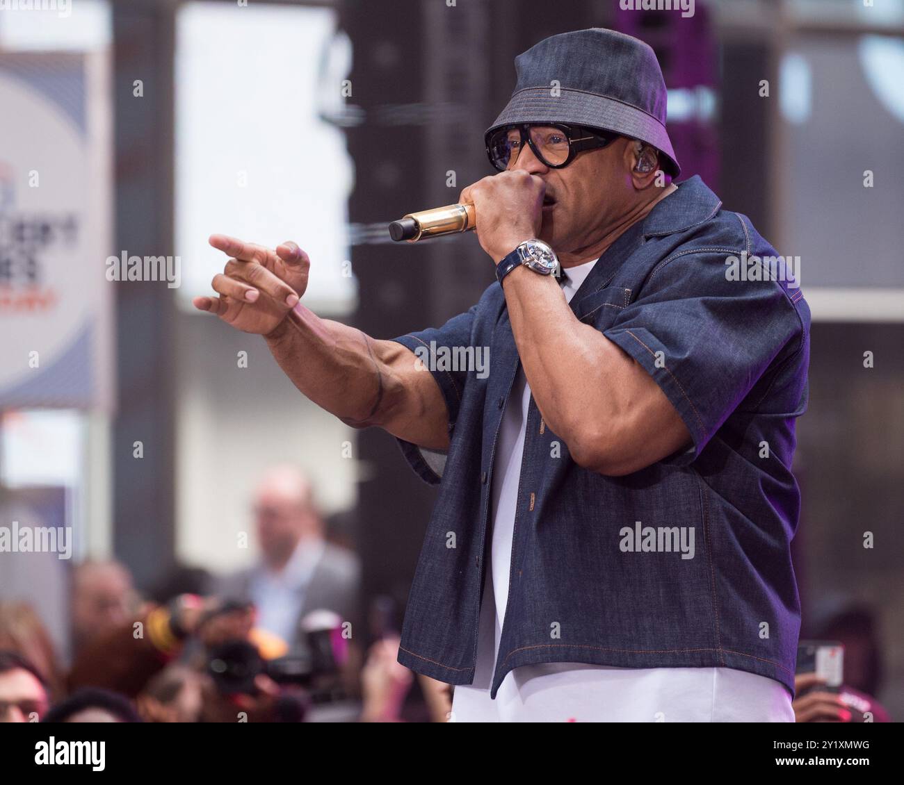 Ny. September 2024. LL Cool J auf der Bühne für die NBC Today Show ...