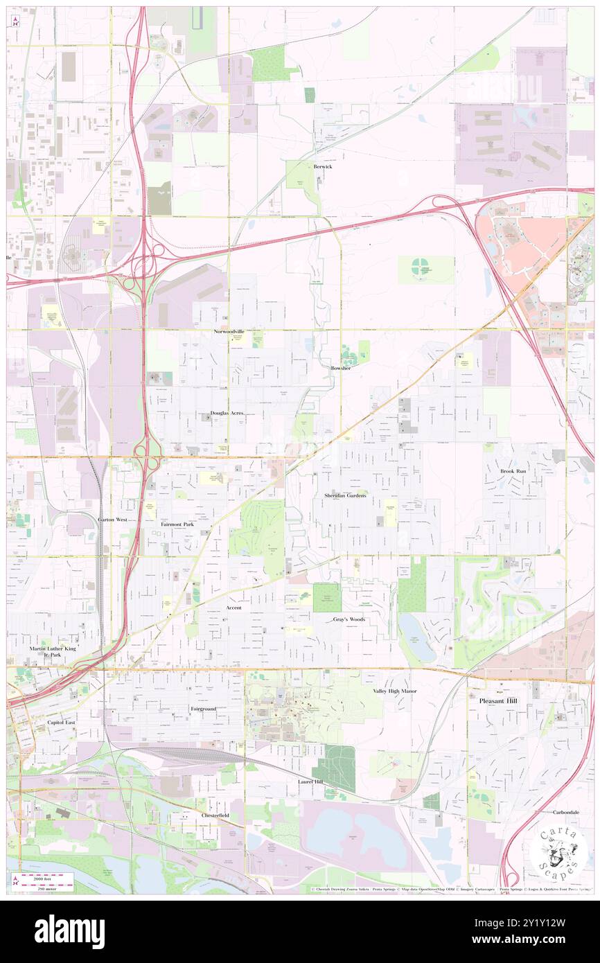 Grandview Village Mobile Home Park, Polk County, USA, USA, Iowa, n 41 ...