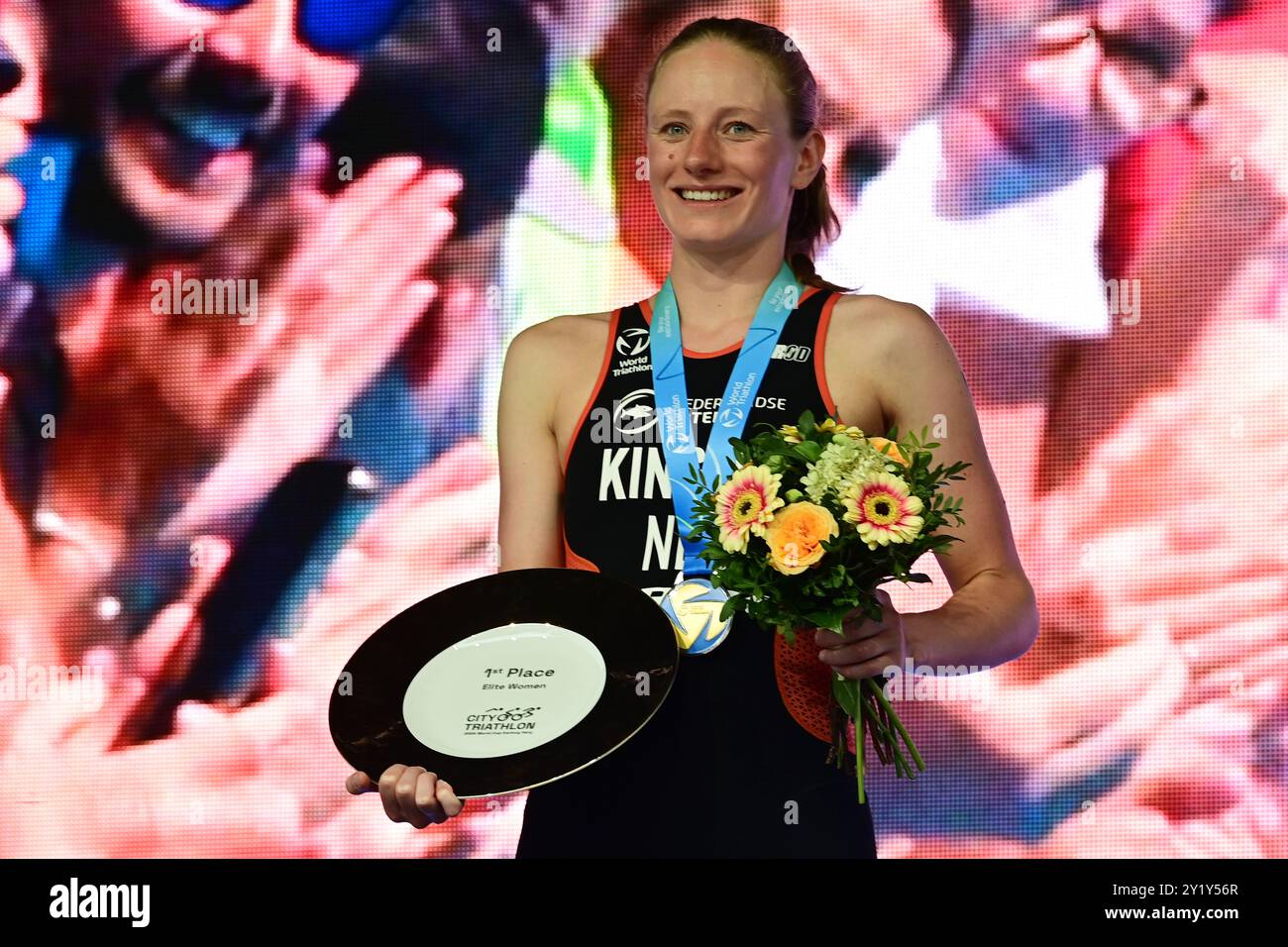 Karlsbad, Cz. September 2024. Siegerin Maya Kingma aus den Niederlanden ...