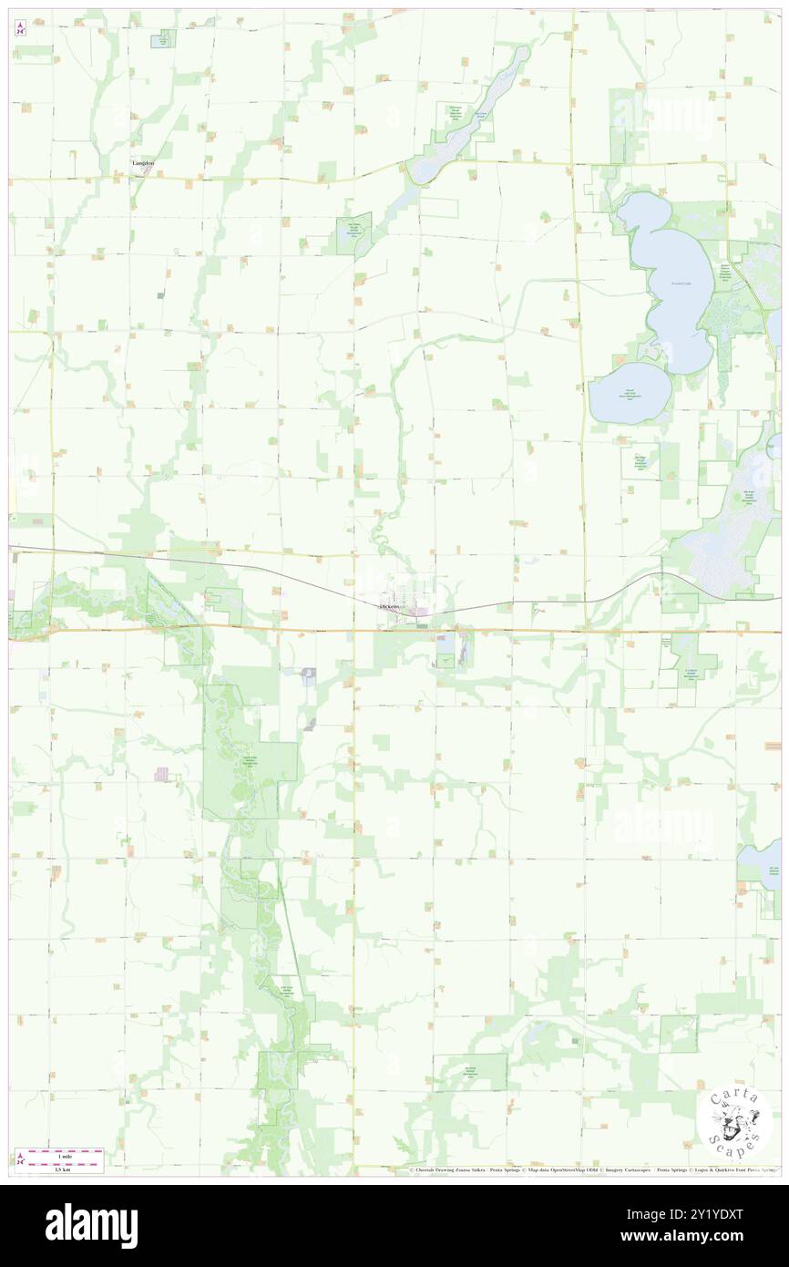 Dickens, Clay County, USA, USA, Iowa, n 43 7' 52'', S 95 1' 24'', Karte ...