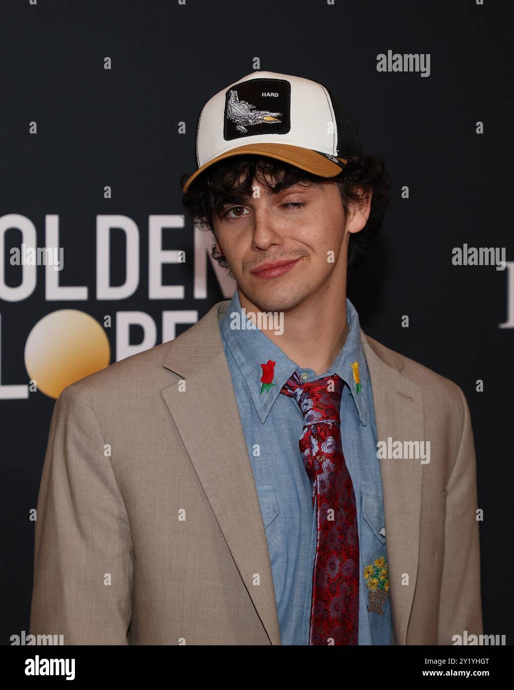 Jack Dylan Grazer besucht die Road to the Golden Globes Party während ...