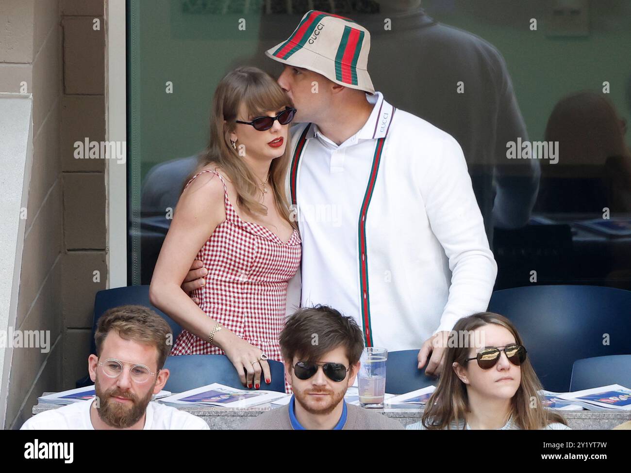 New York, Usa. September 2024. Taylor Swift und Travis Kelce sehen ...