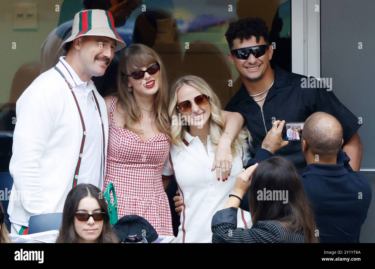 New York, Usa. September 2024. Taylor Swift und Travis Kelce machen ein ...