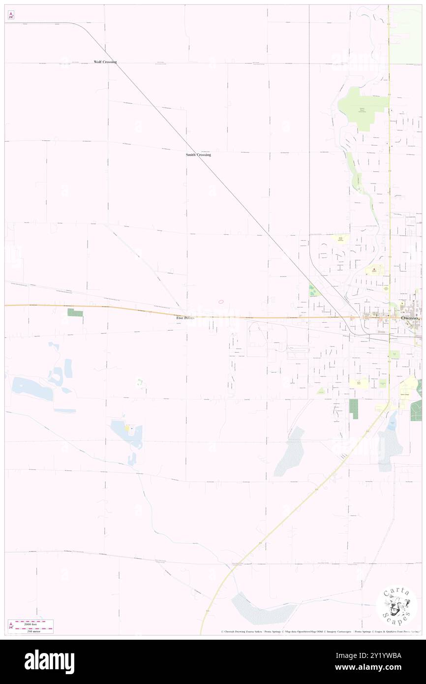 Owosso Trailer Park, Shiawassee County, USA, USA, Michigan, n 42 59' 49 ...