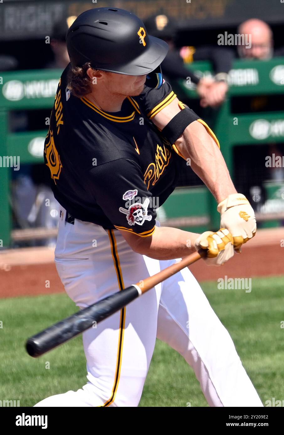 Pittsburgh, USA. September 2024. Pittsburgh Pirates Billy Cook trifft ...