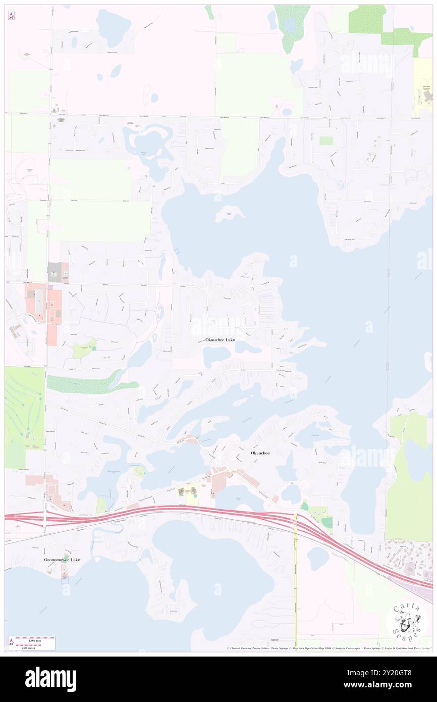 Okauchee Lake, Waukesha County, USA, USA, Wisconsin, n 43 7' 24'', S 88 ...