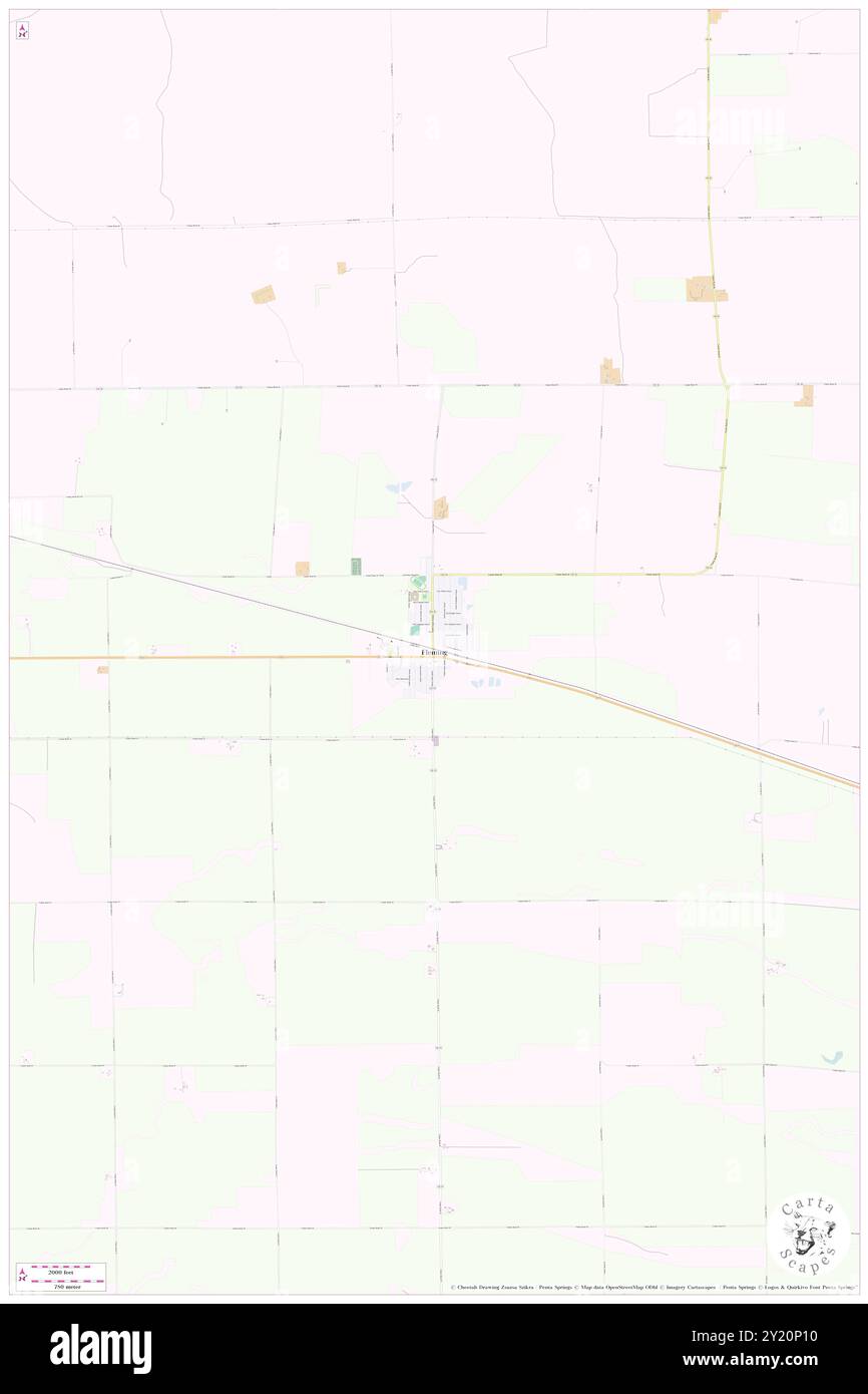 Fleming, Logan County, USA, Vereinigte Staaten, Colorado, n 40 40' 47 ...