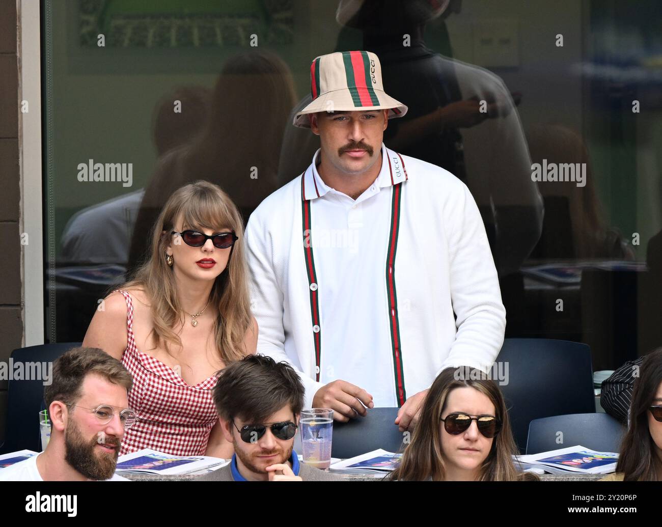 Flushing NY, USA. September 2024. Taylor Swift, Travis Kelce Patrick ...