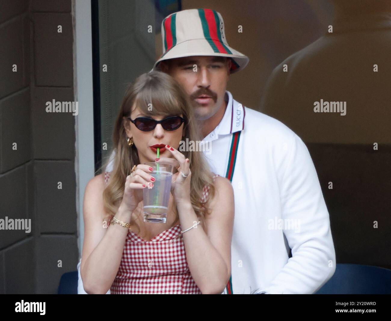 New York, Usa. September 2024. Taylor Swift und Travis Kelce sehen ...