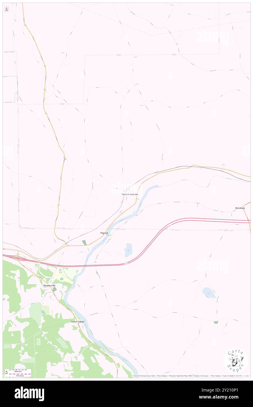 Ninive Junction, Chenango County, USA, Vereinigte Staaten, New York, n ...