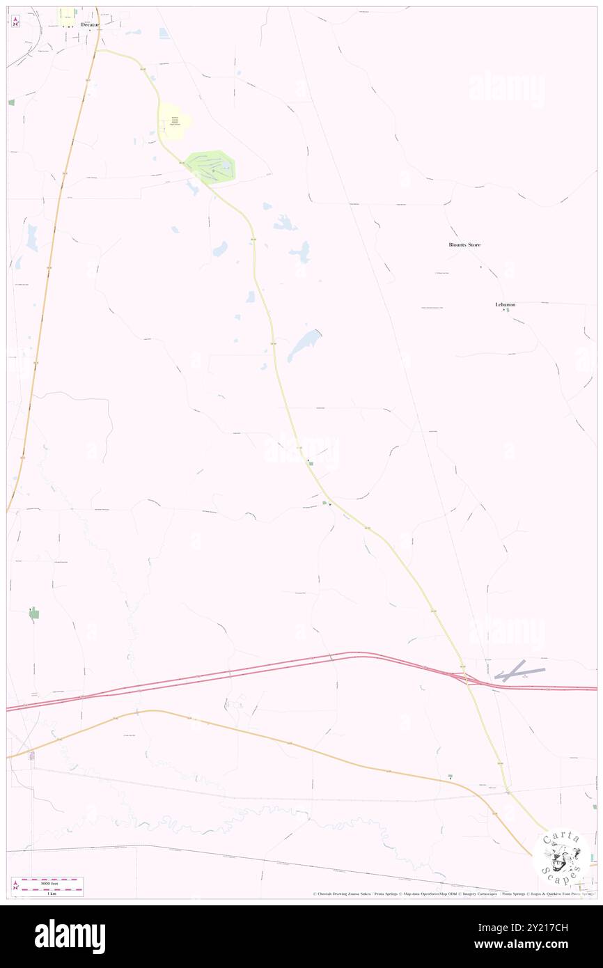 Little Rock (historisch), Newton County, USA, Mississippi, n 32 22' 38 ...