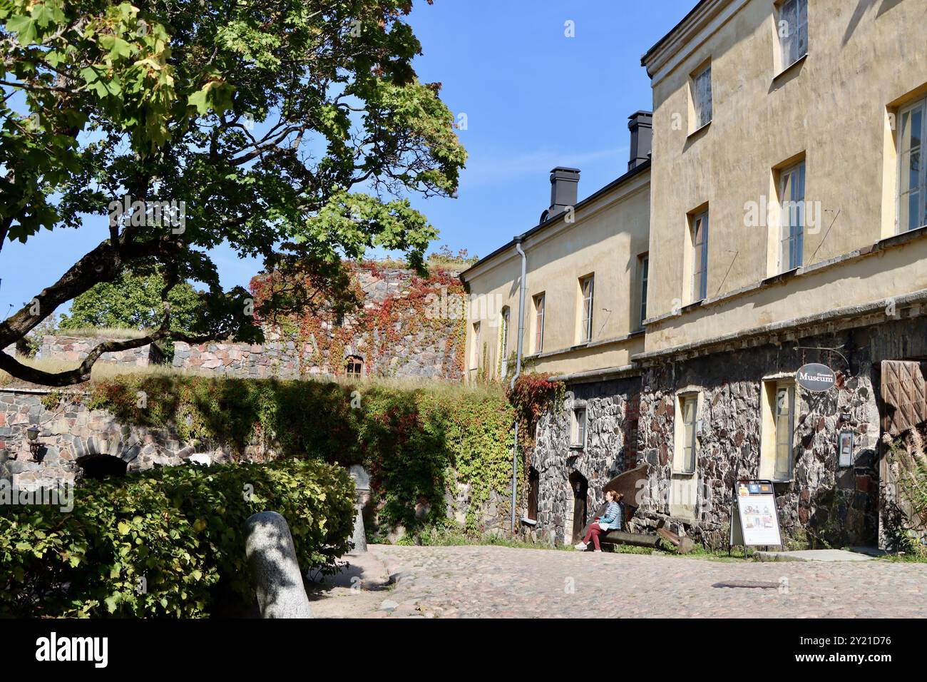 Suomenlinna / Sveaborg Sea Fortress, UNESCO-Weltkulturerbe auf Insel im ...
