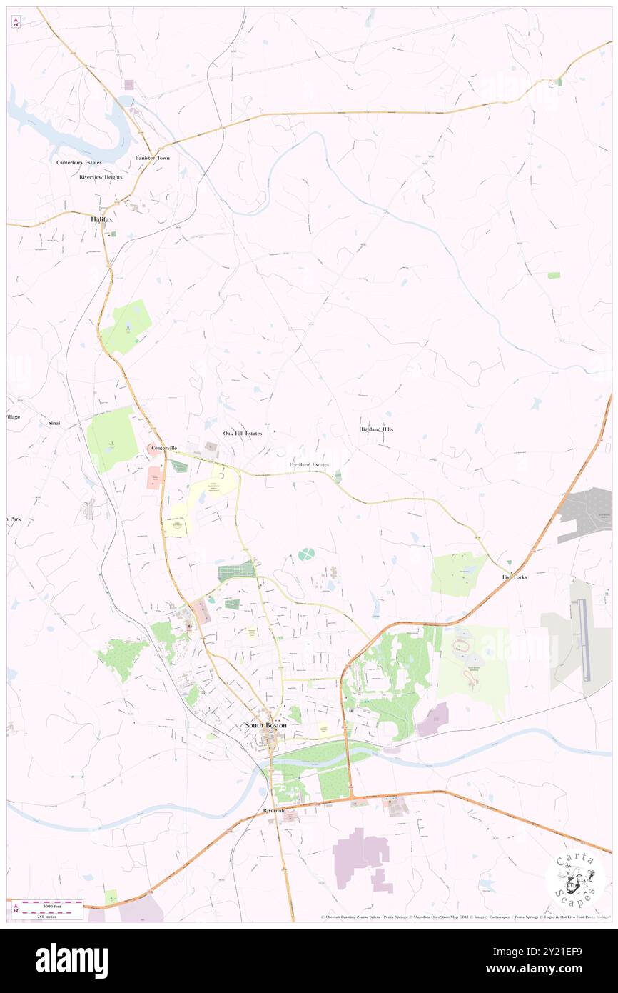 Fordland Estates, Halifax County, USA, USA, Virginia, n 36 44' 0'', S ...