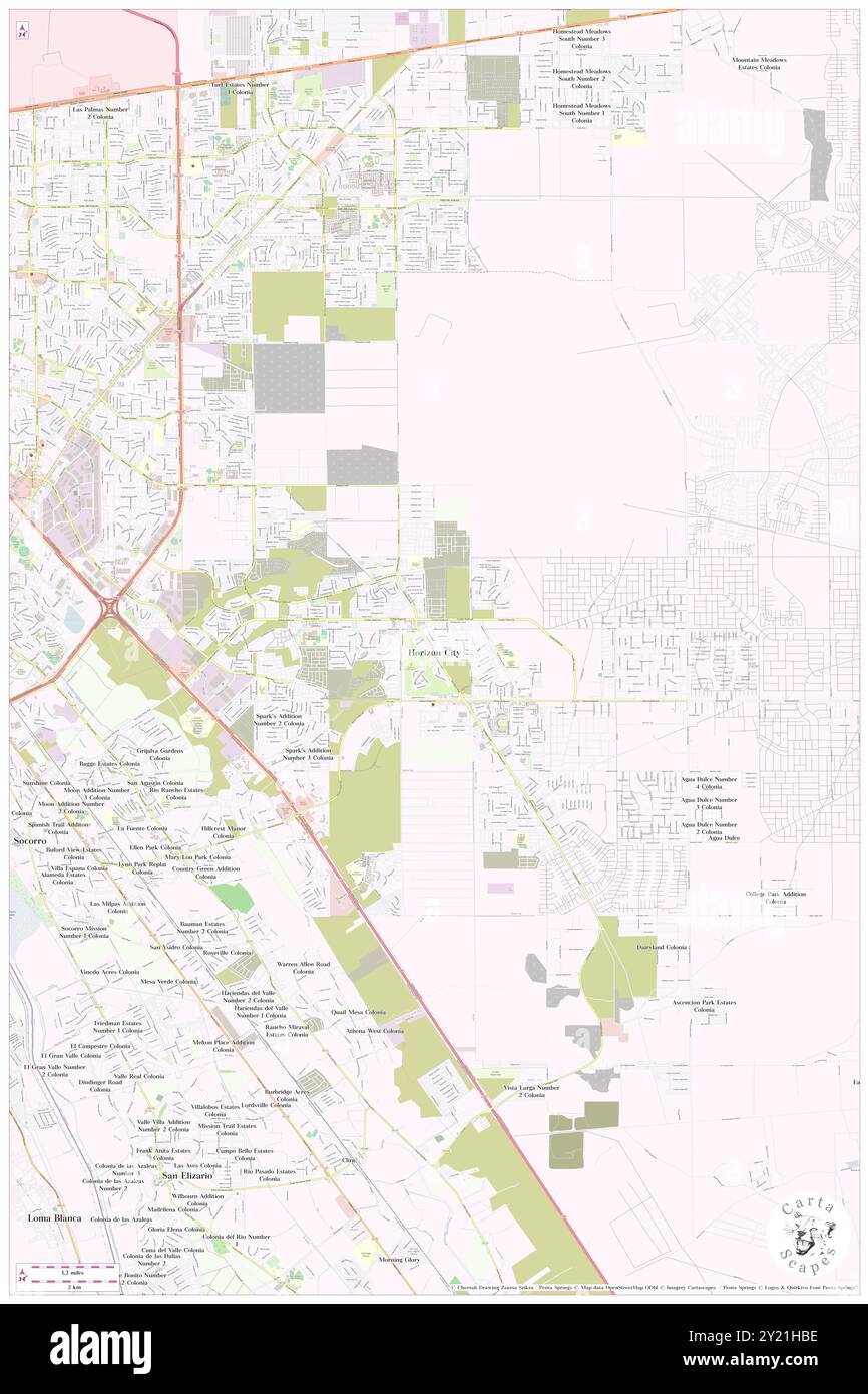 Horizon City, El Paso County, USA, USA, Texas, n 31 41' 33'', S 106 12 ...