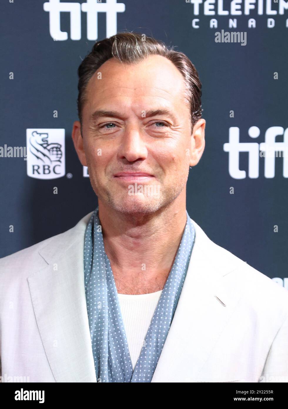 Toronto, Kanada. September 2024. Jude Law kam zur Premiere von Eden ...