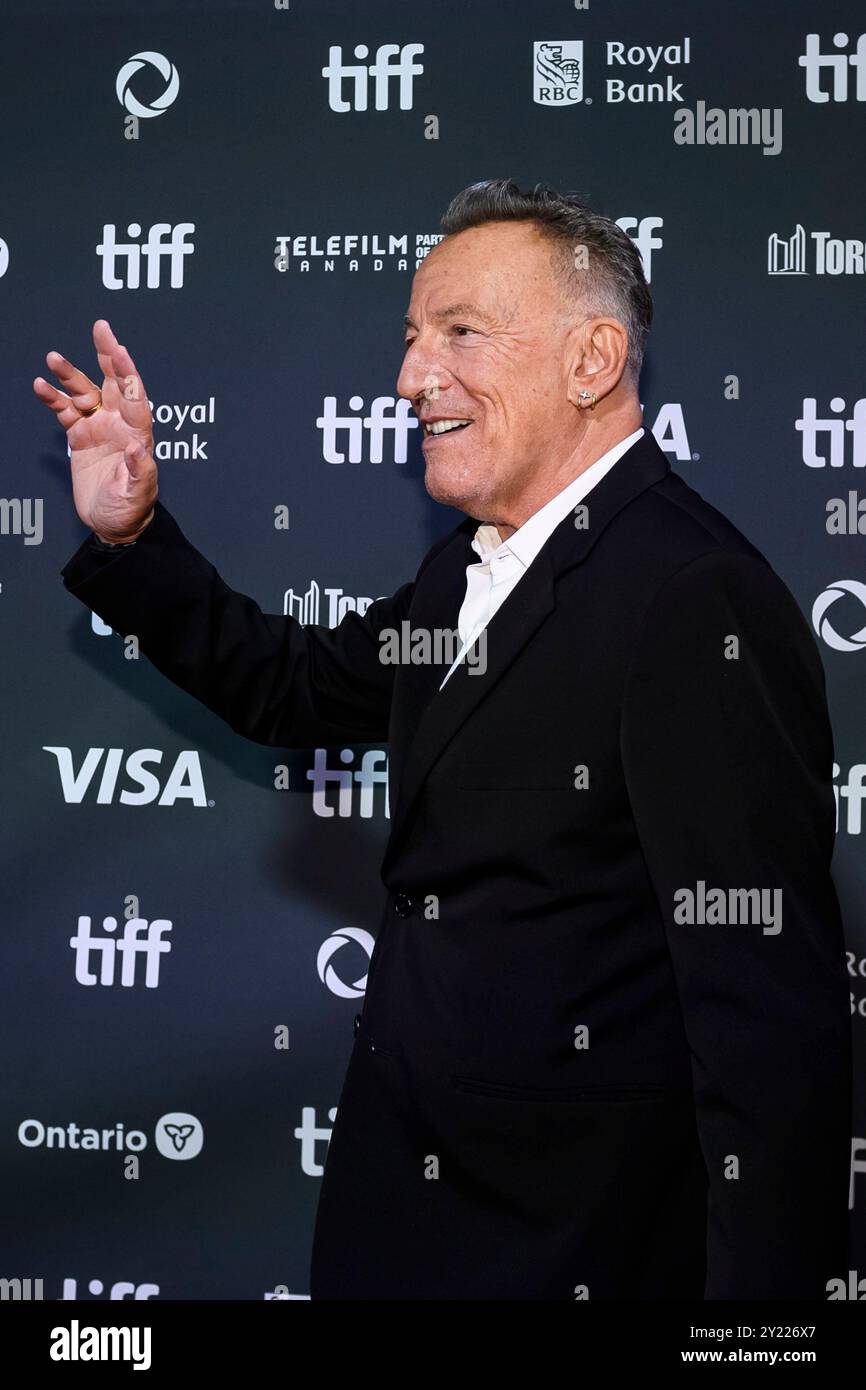 Toronto, Kanada. September 2024. Bruce Springsteen besucht die Premiere ...