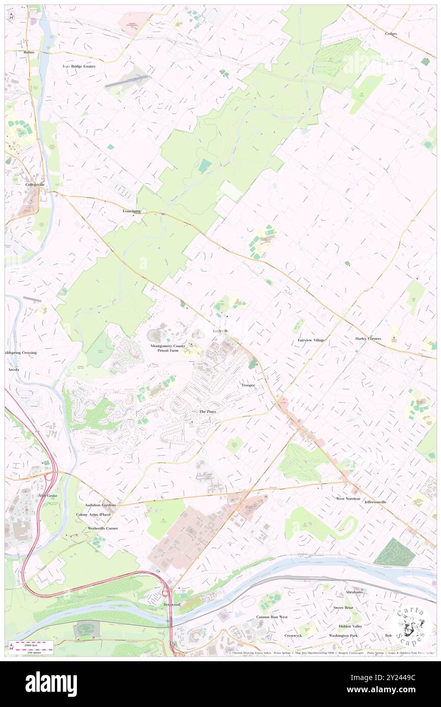 Eagleville, Montgomery County, USA, USA, Pennsylvania, n 40 9' 34''', S ...
