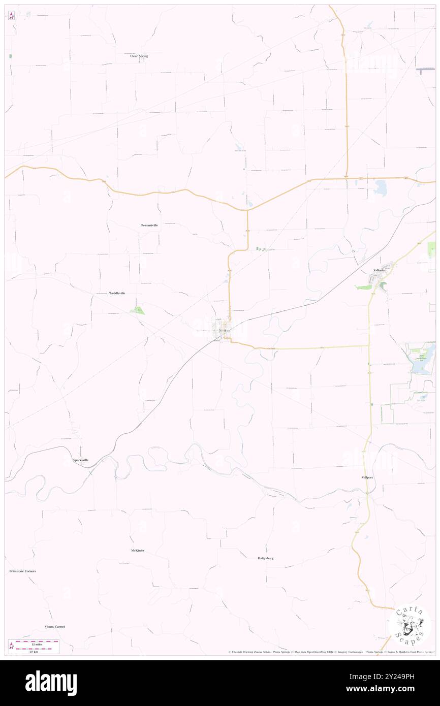 Medora, Jackson County, USA, USA, Indiana, n 38 49' 30'', S 86 10' 11 ...