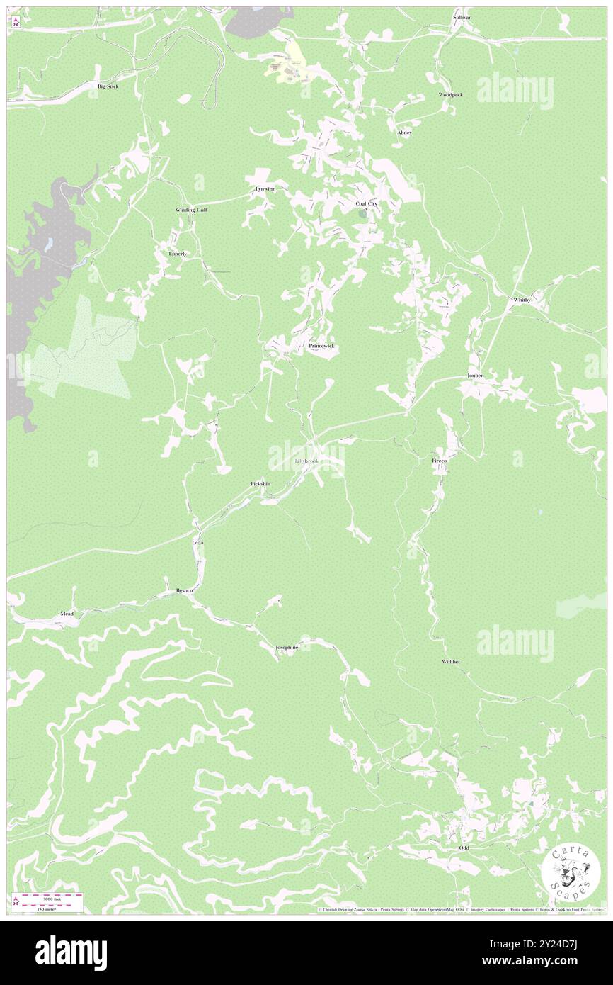 Lillybrook, Raleigh County, USA, USA, West Virginia, n 37 38' 41''', S ...