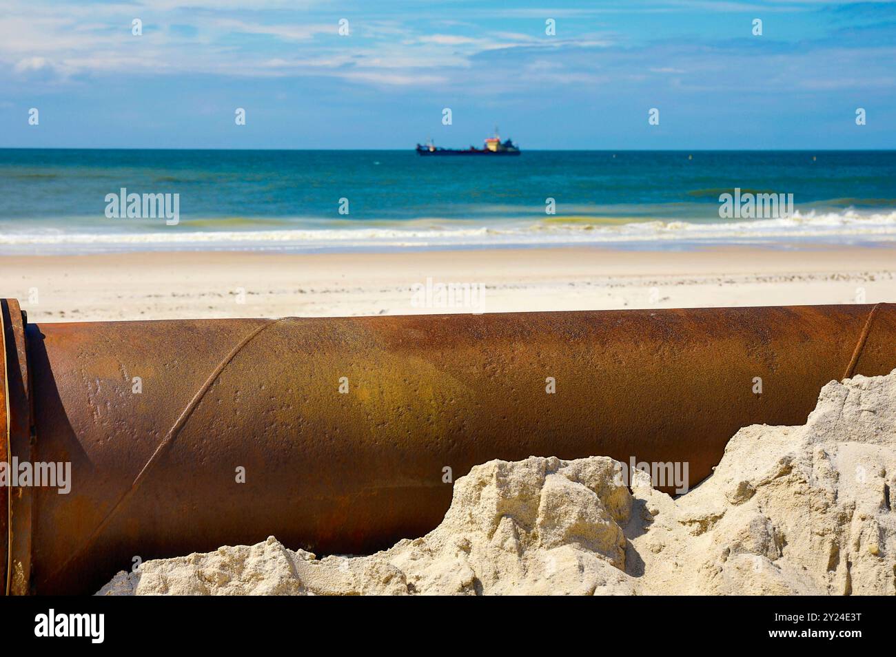 Die Sylter Küste ist der Gewalt des Meeres ständig unmittelbar ...