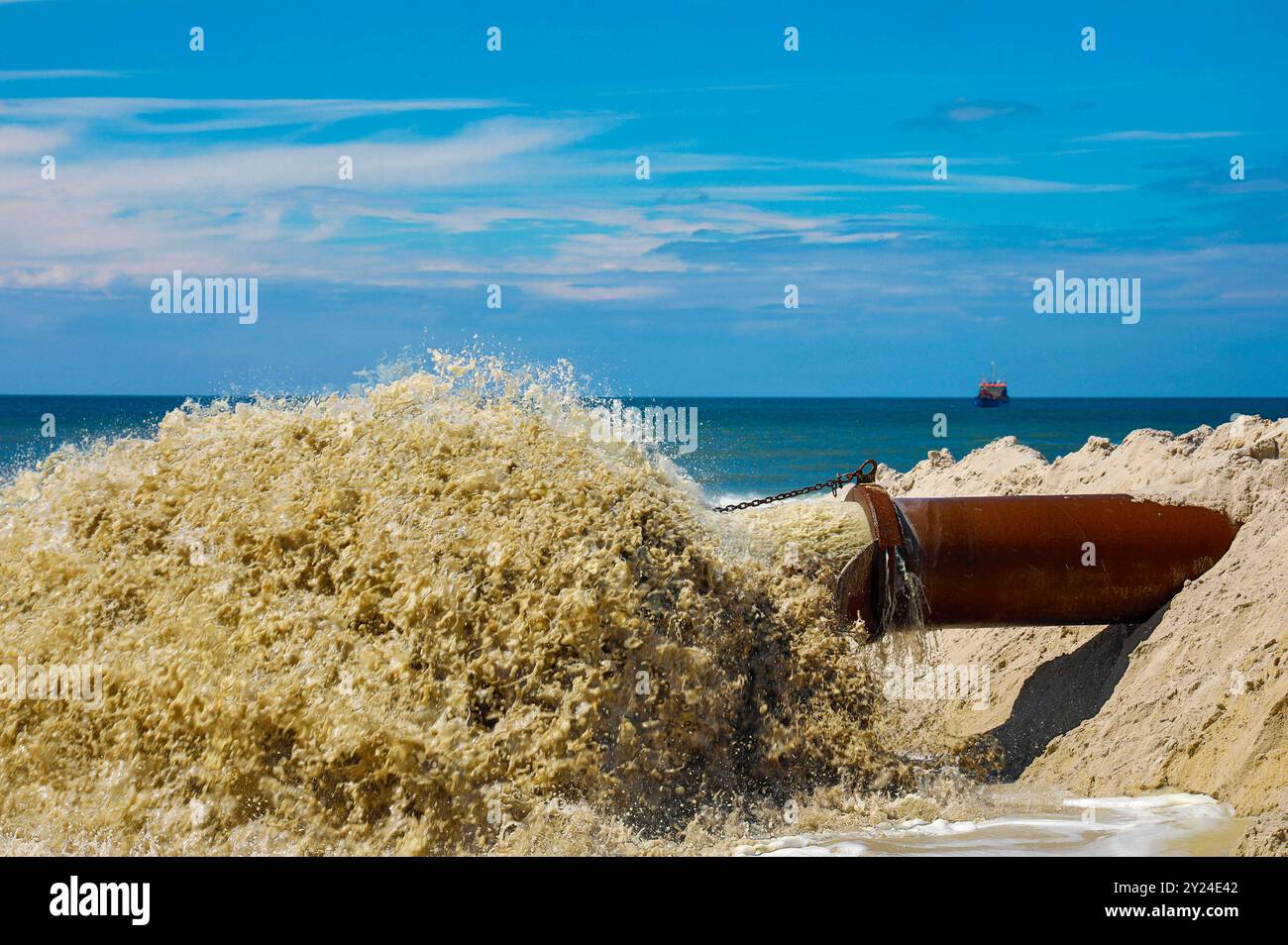 Die Sylter Küste ist der Gewalt des Meeres ständig unmittelbar ...
