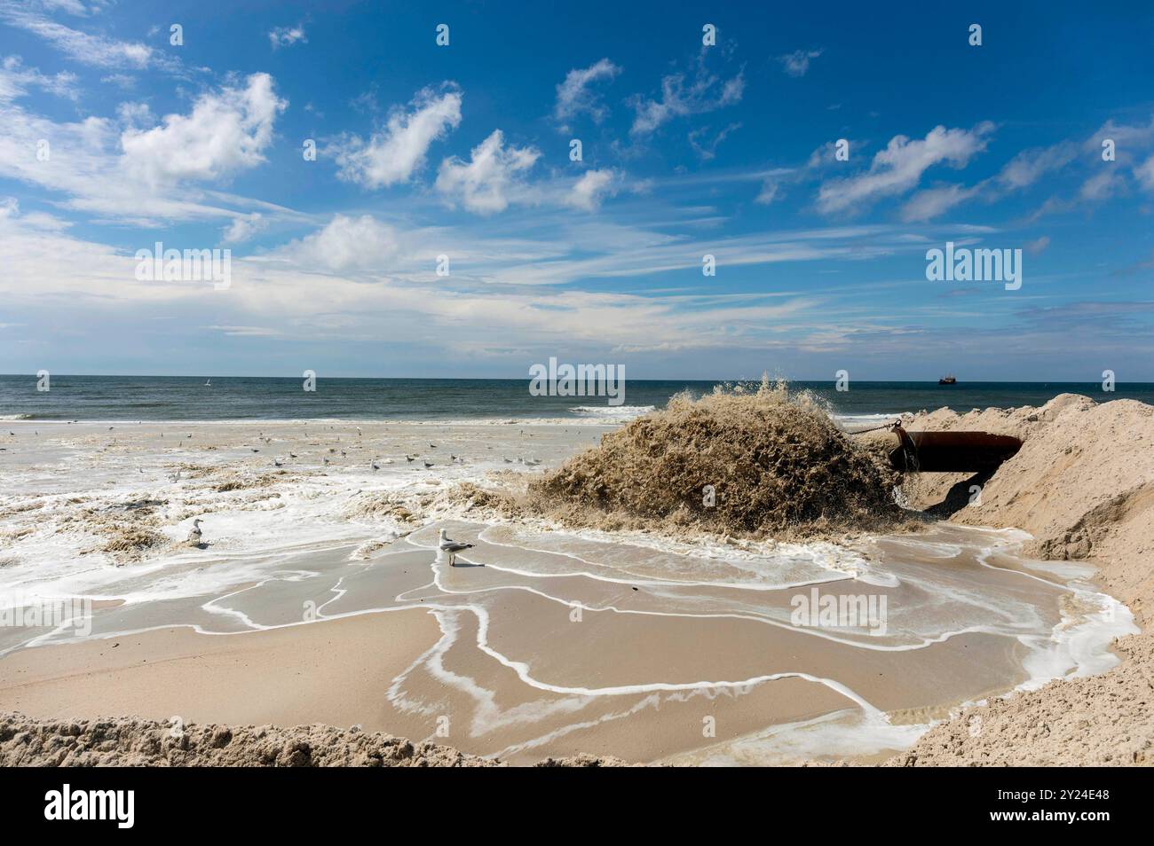 Die Sylter Küste ist der Gewalt des Meeres ständig unmittelbar ...
